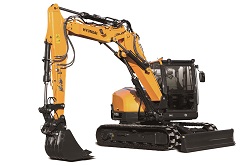 New Hyundai HX85A midi excavator stars in the power utility class at ...